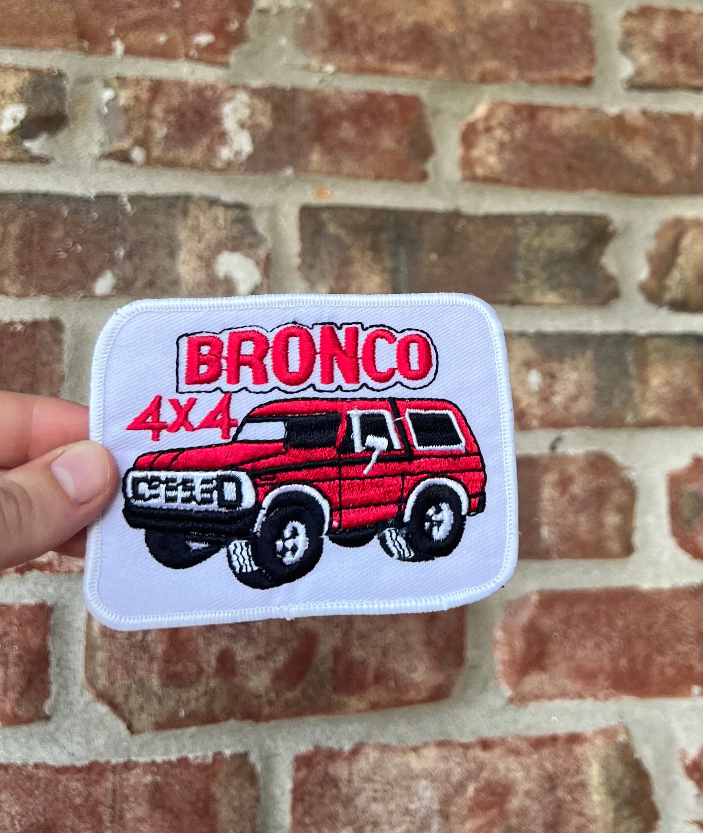 Bronco 4x4 Large Patch – Vintage Brims